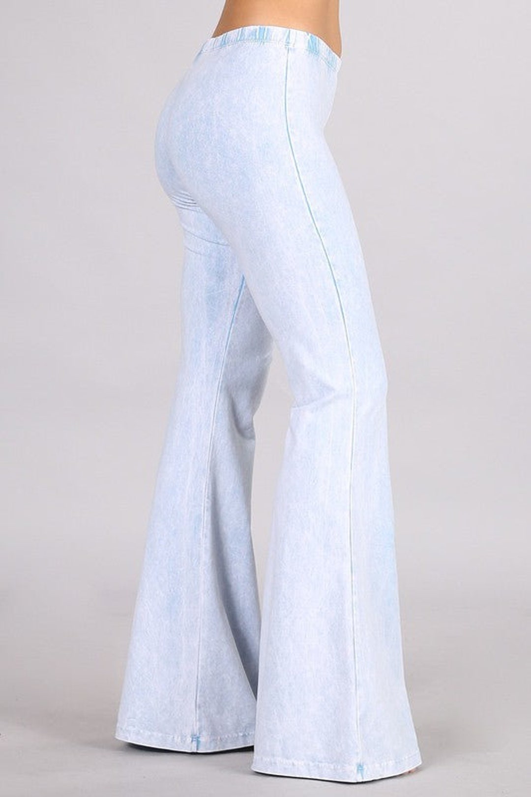 Modern Must Have | Sky Blue Bell Bottoms - Etsy