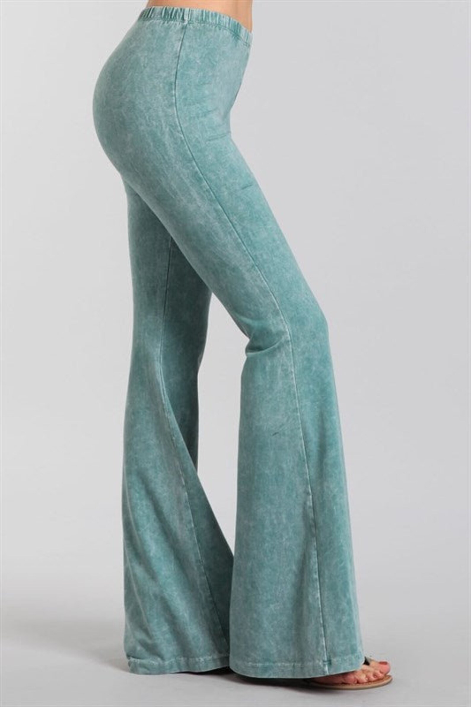 Modern Must Have | Emerald Green Bell Bottoms - Etsy
