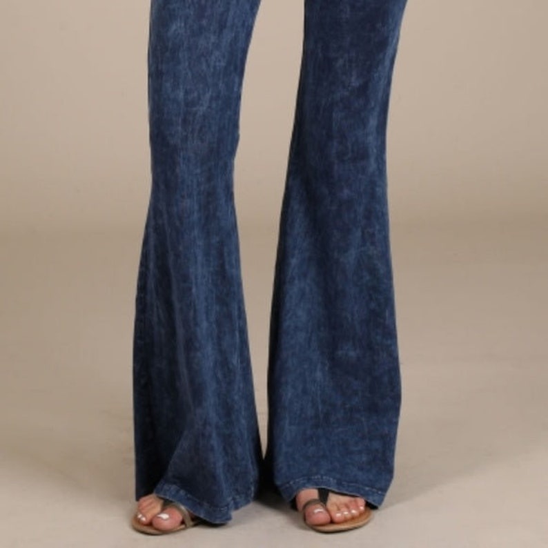 Modern Must Have | Electric Blue Bell Bottoms - Etsy