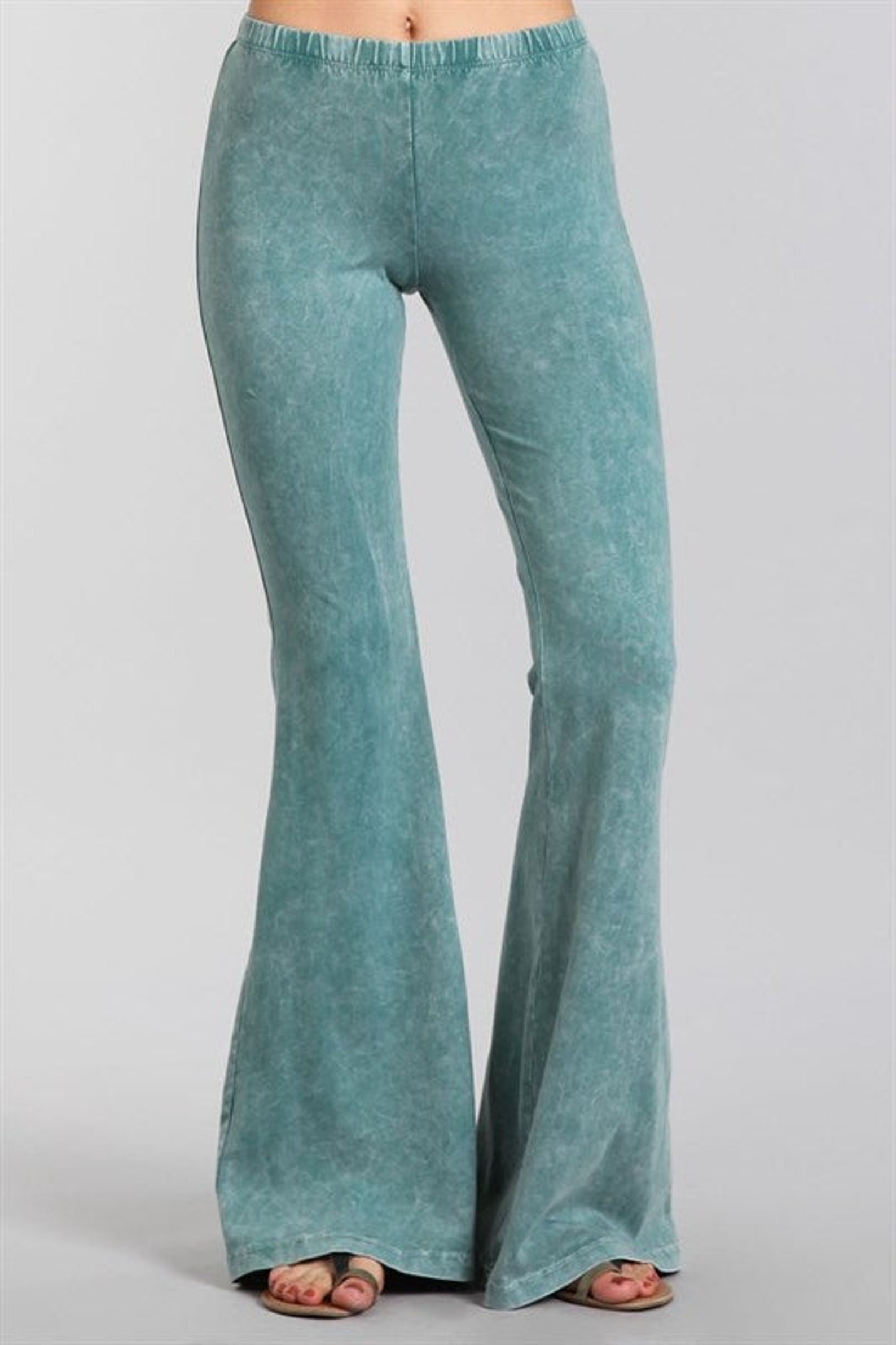 Modern Must Have | Emerald Green Bell Bottoms - Etsy