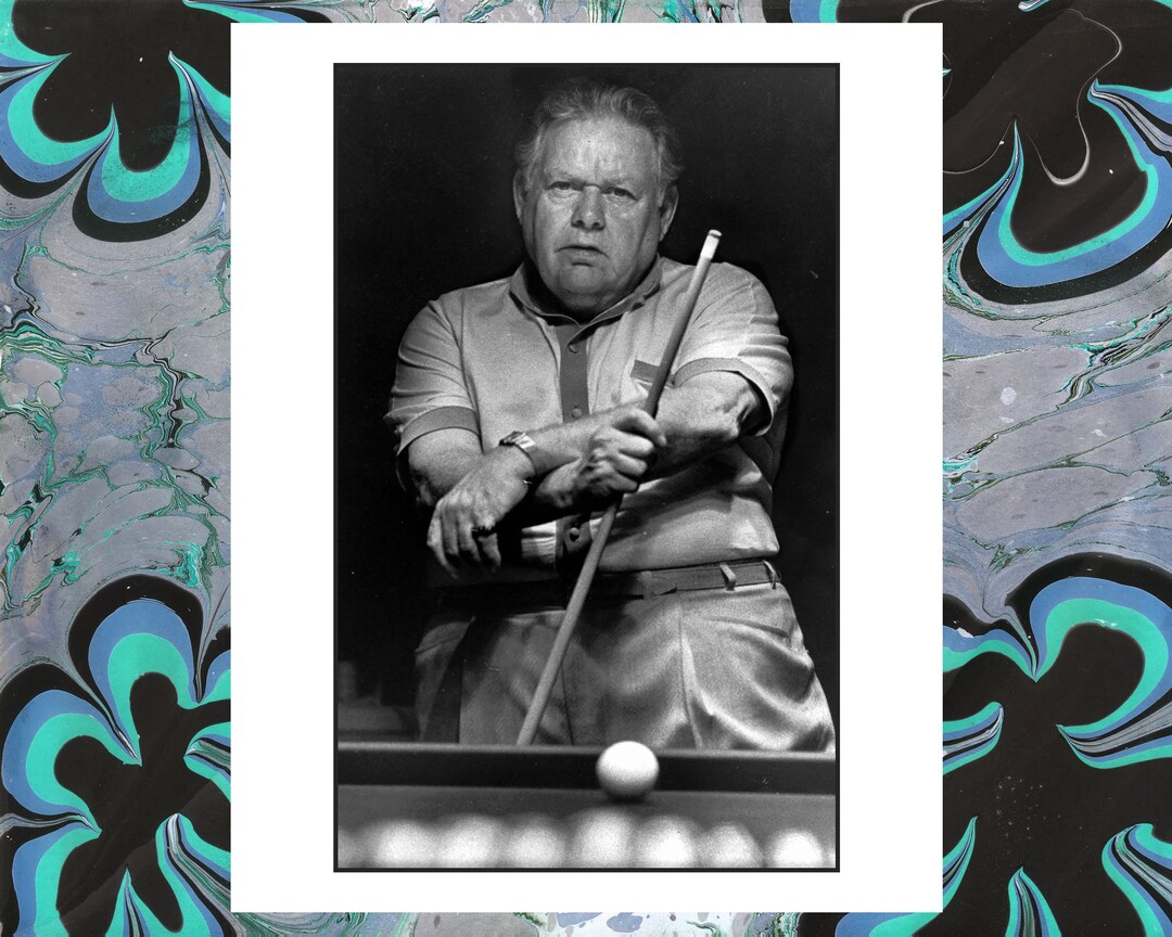 Minnesota Fats Pool Shark Billiards Print - Etsy 日本