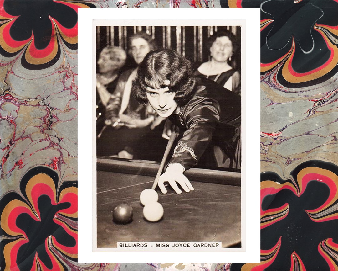 Joyce Gardner Pool Champion Billiards Print - Etsy