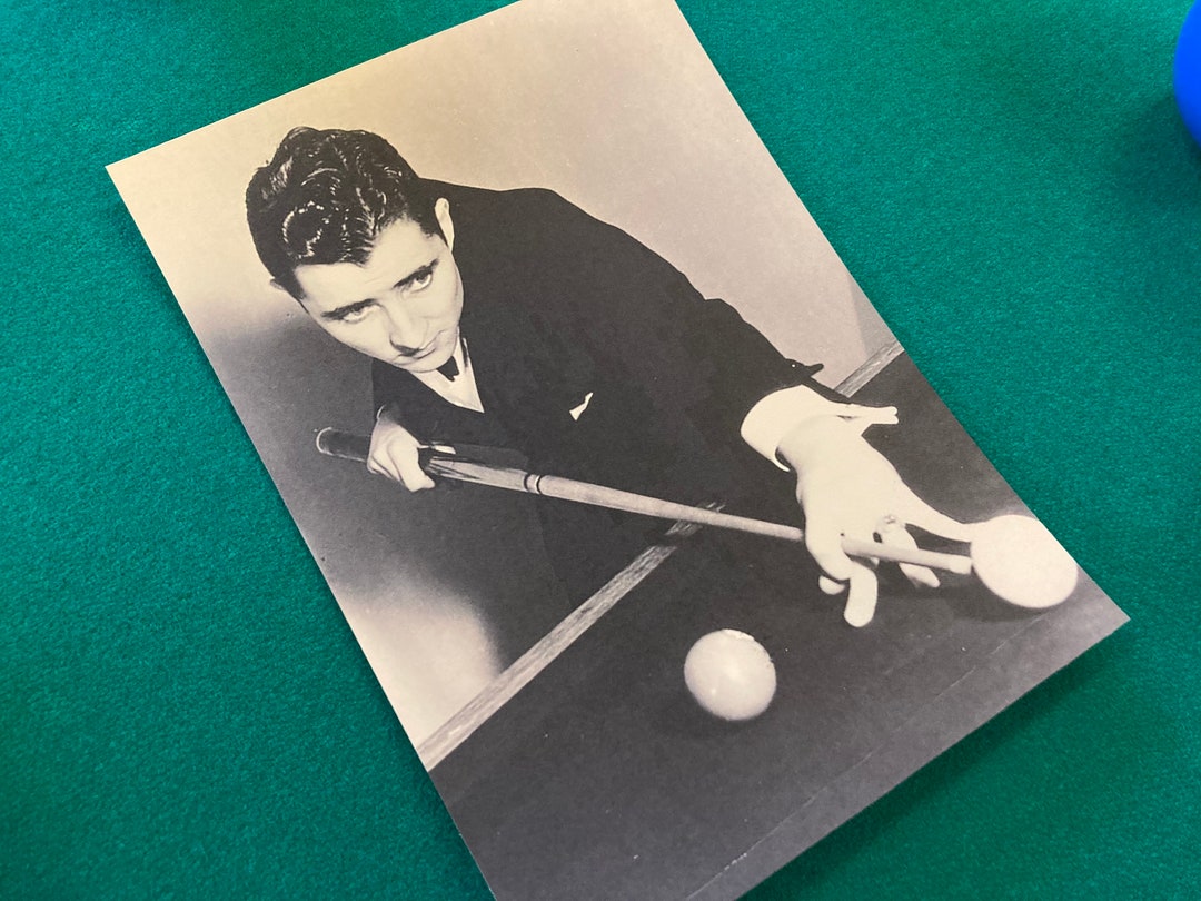 Willie Mosconi Pool Shark Billiards Print - Etsy