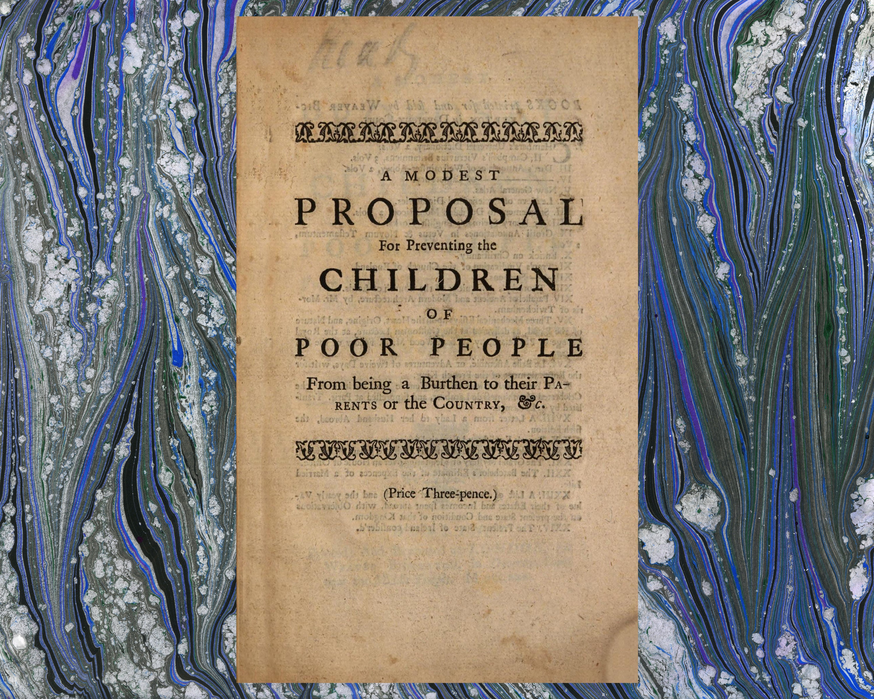 Jonathan Swift A Modest Proposal