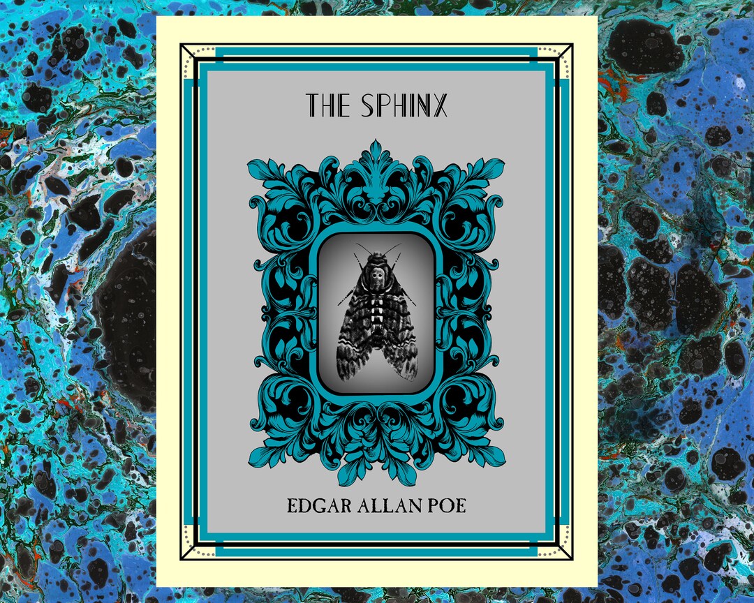 Edgar Allan Poe the Sphinx Renfields Books Retro Sci-fi Science Fiction ...