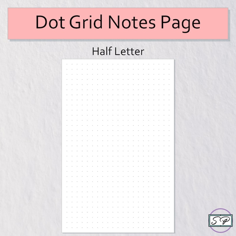 Dot Grid Printable - Etsy
