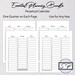 Essential Planning Bundle | Year at a Glance | Monthly Calendar ...
