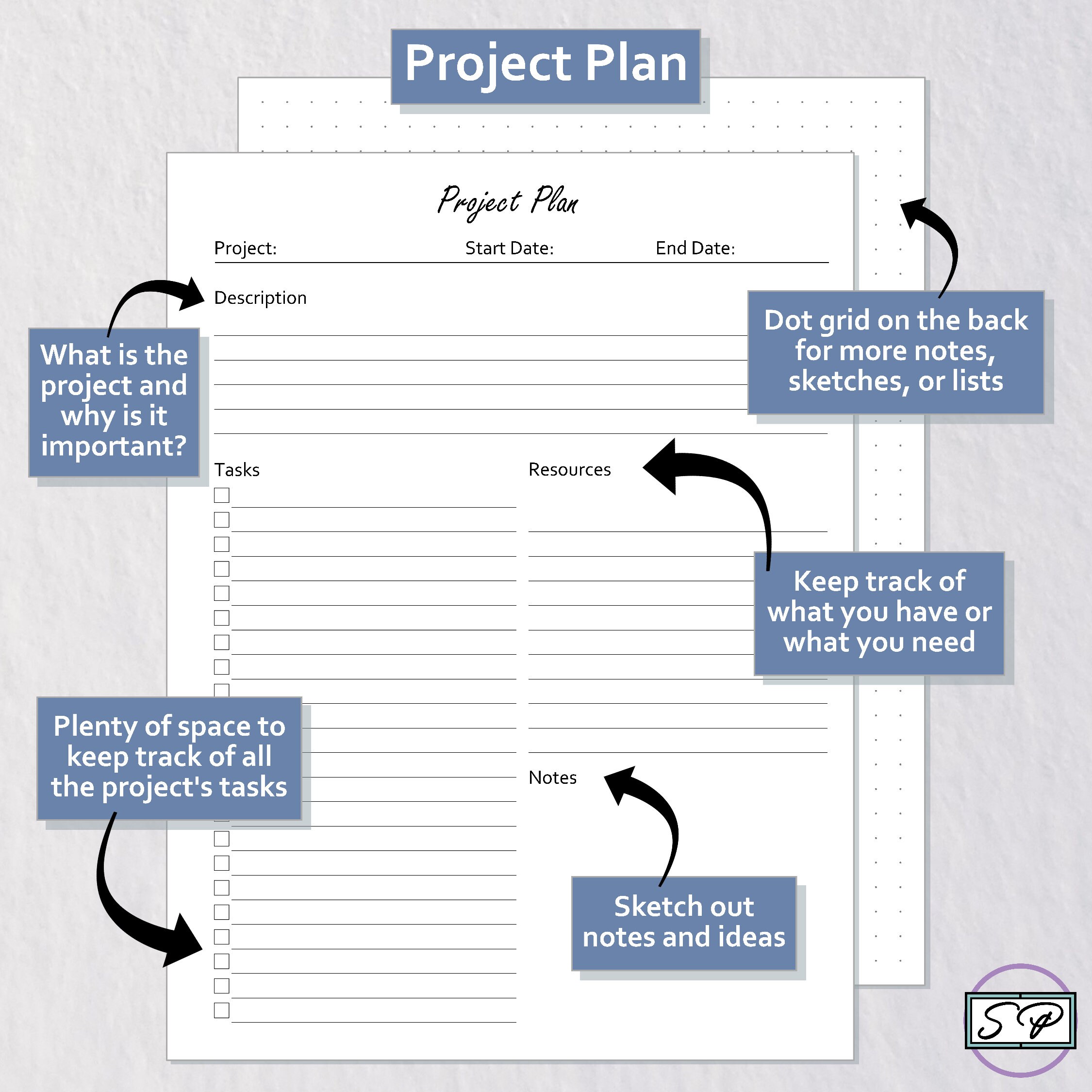 Goal Setting Bundle Printable for Classic Happy Planner | Productivity ...