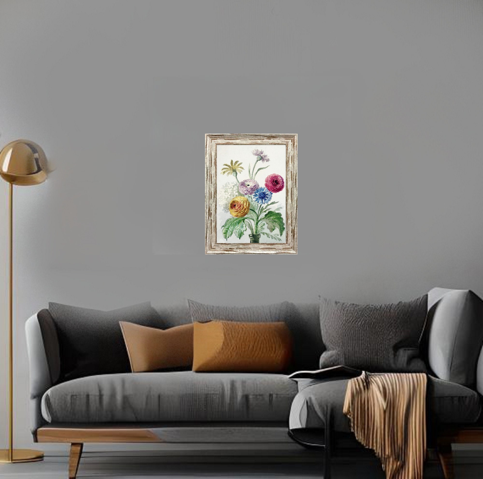 Floral Printable Wall Art Vintage Floral Wall Art Antique Art Print ...