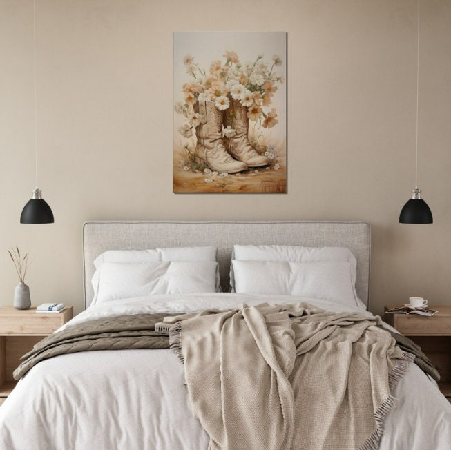 Cowgirl Wall Art, Western Decor, Cowgirl Poster, Cowgirl Boots and ...