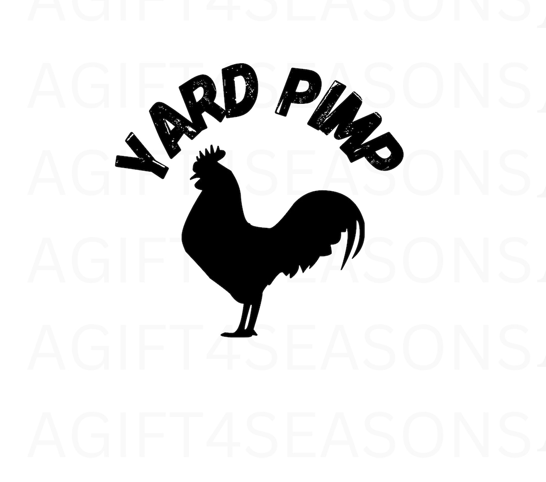 Rooster SVG, Yard Pimp, Cut File, Rooster Image File, Vector File ...