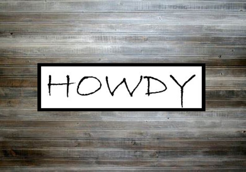 Howdy Wall Art, Howdy Poster, Howdy Welcome Sign, Western Wall Decor ...