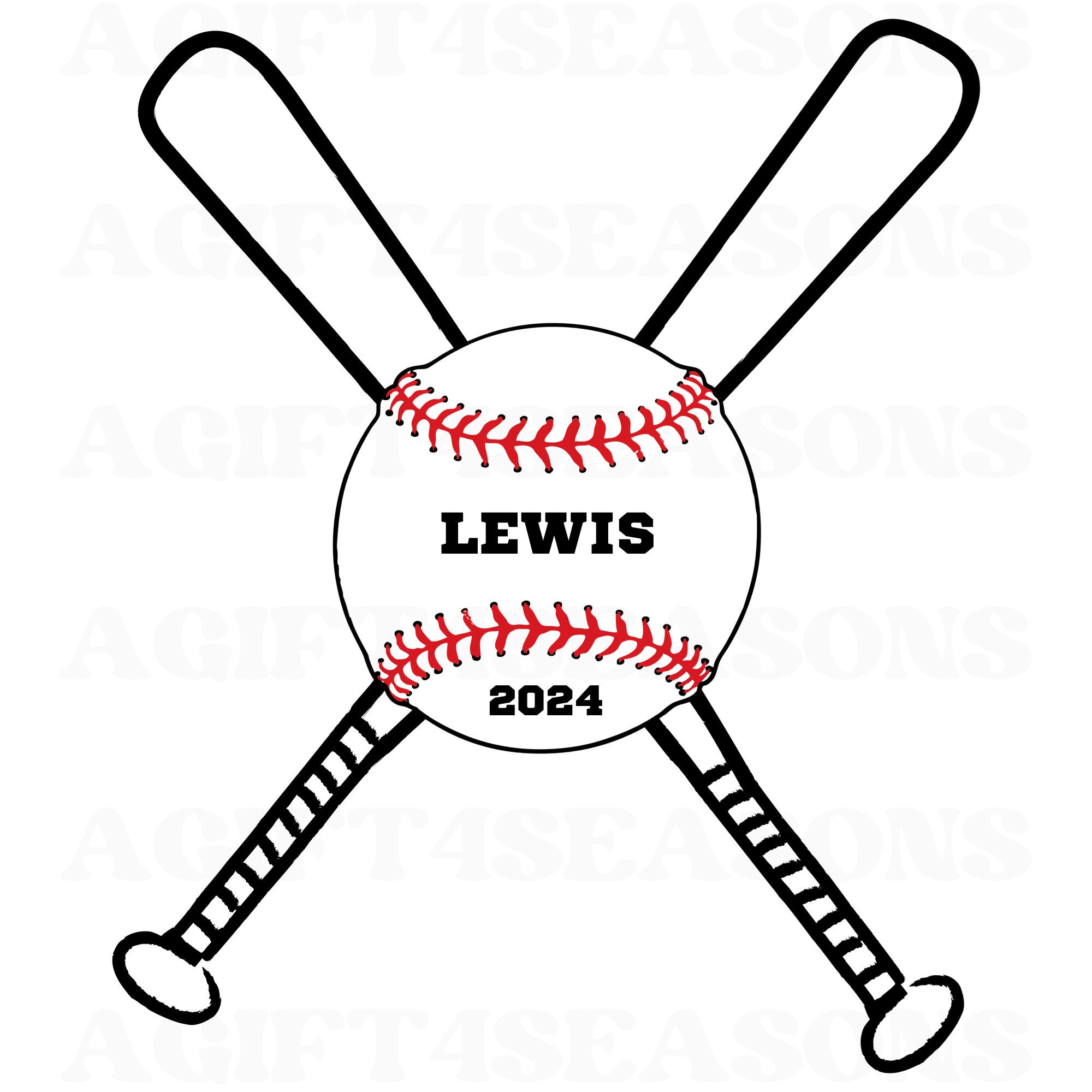 Custom Baseball PNG, Baseball Name PNG, Printable Baseball PNG ...