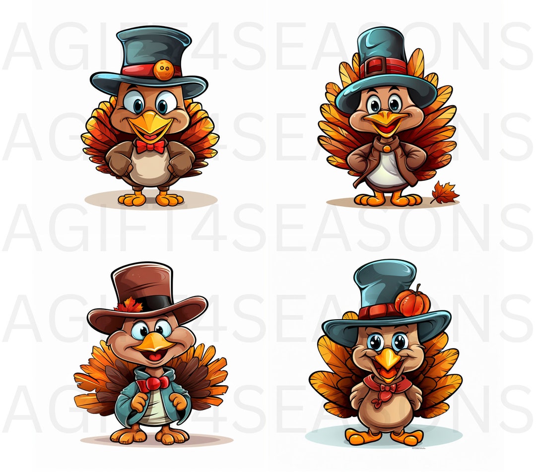 Thanksgiving Turkey SVG Bundle Turkey SVG Instant Digital Download ...