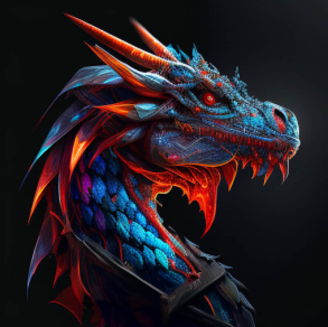 Dragon Digital AI Art Download Ai Art Wall Art Artificial - Etsy