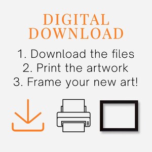 Colorful Nature Print Tree Art Printable Wall Art Classic Art Digital ...