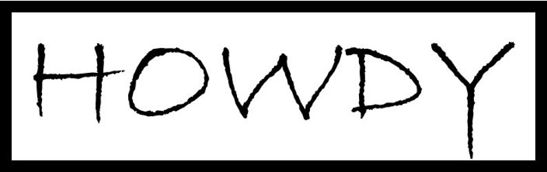 HOWDY Wall Art Print, Howdy Sign, Western Decor, Howdy Wall Art, Howdy ...