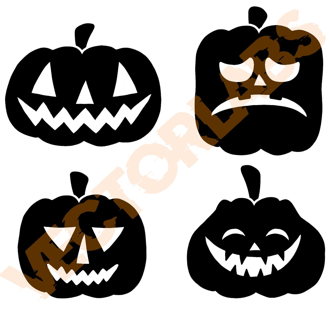 Halloween Fall Jack O Lantern Pumpkin EPS SVG PDF Cricut Vector Cut ...
