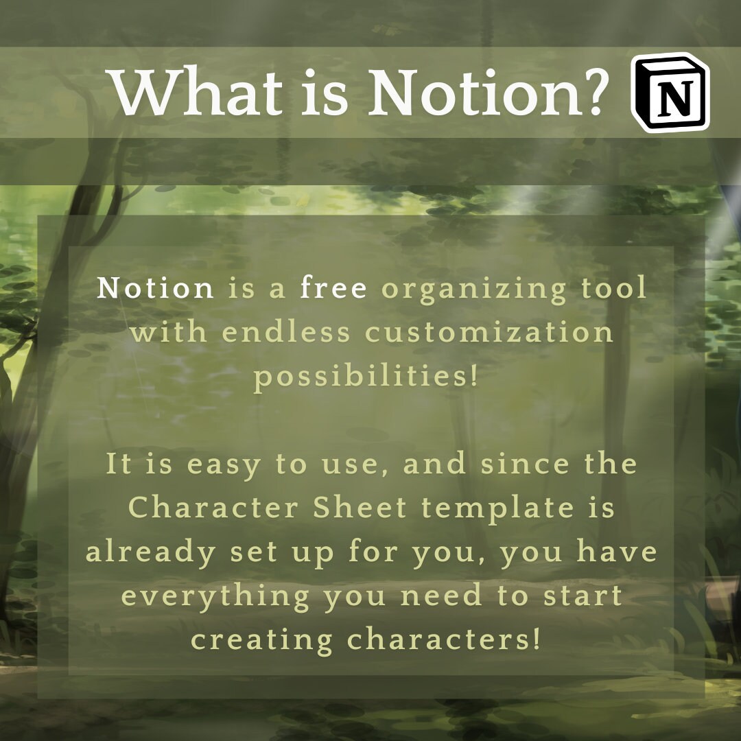 Dnd 5e Character Sheet: Customizable Notion Template (digital Download ...