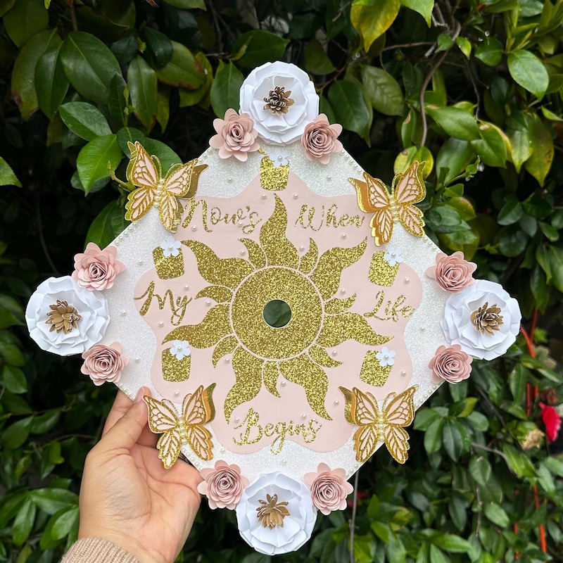 Flowers for Graduation Cap - Etsy