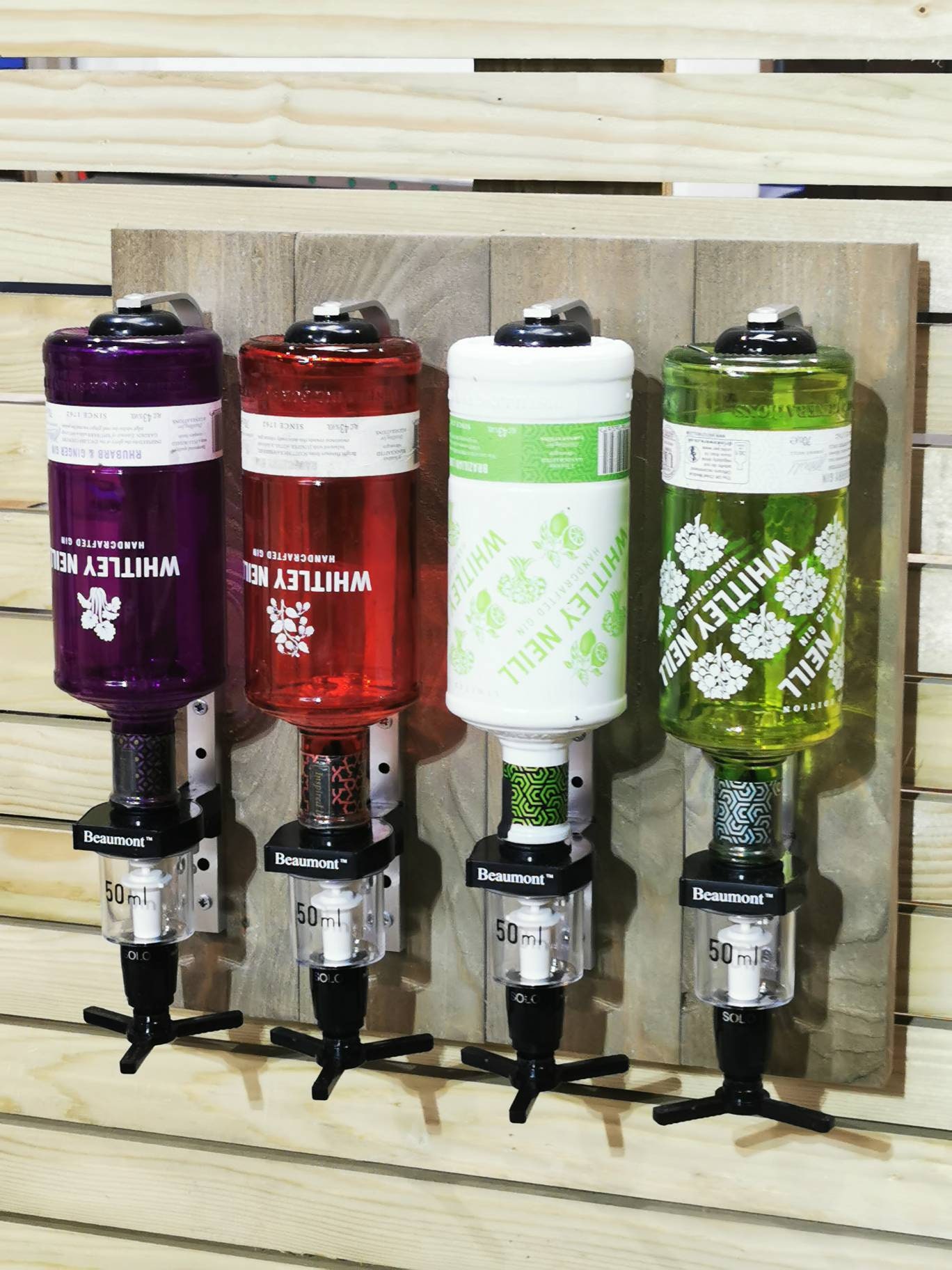 Rustic Wooden Optics Bar With a Choice of Colour - Etsy