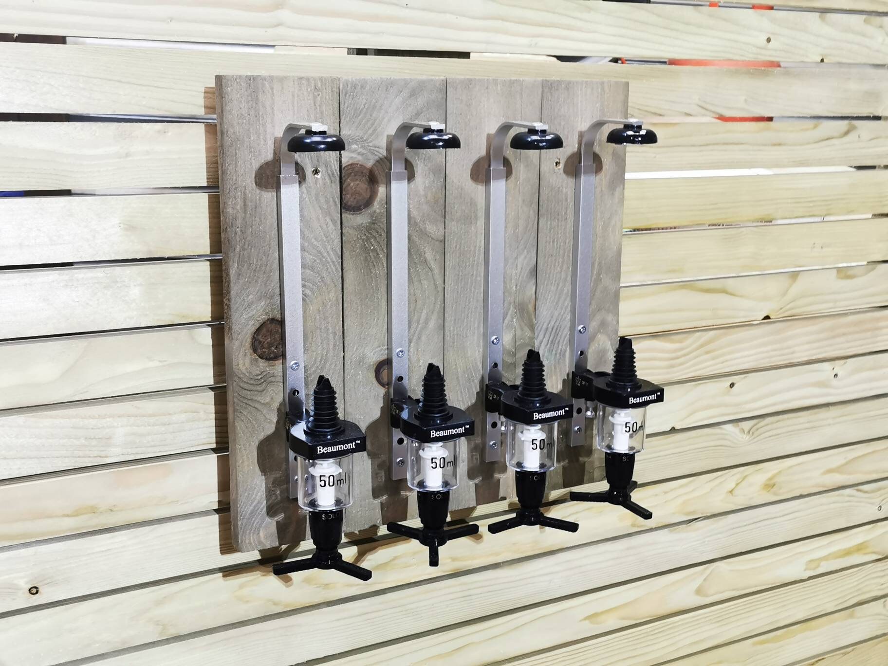 Rustic Wooden Optics Bar With a Choice of Colour - Etsy