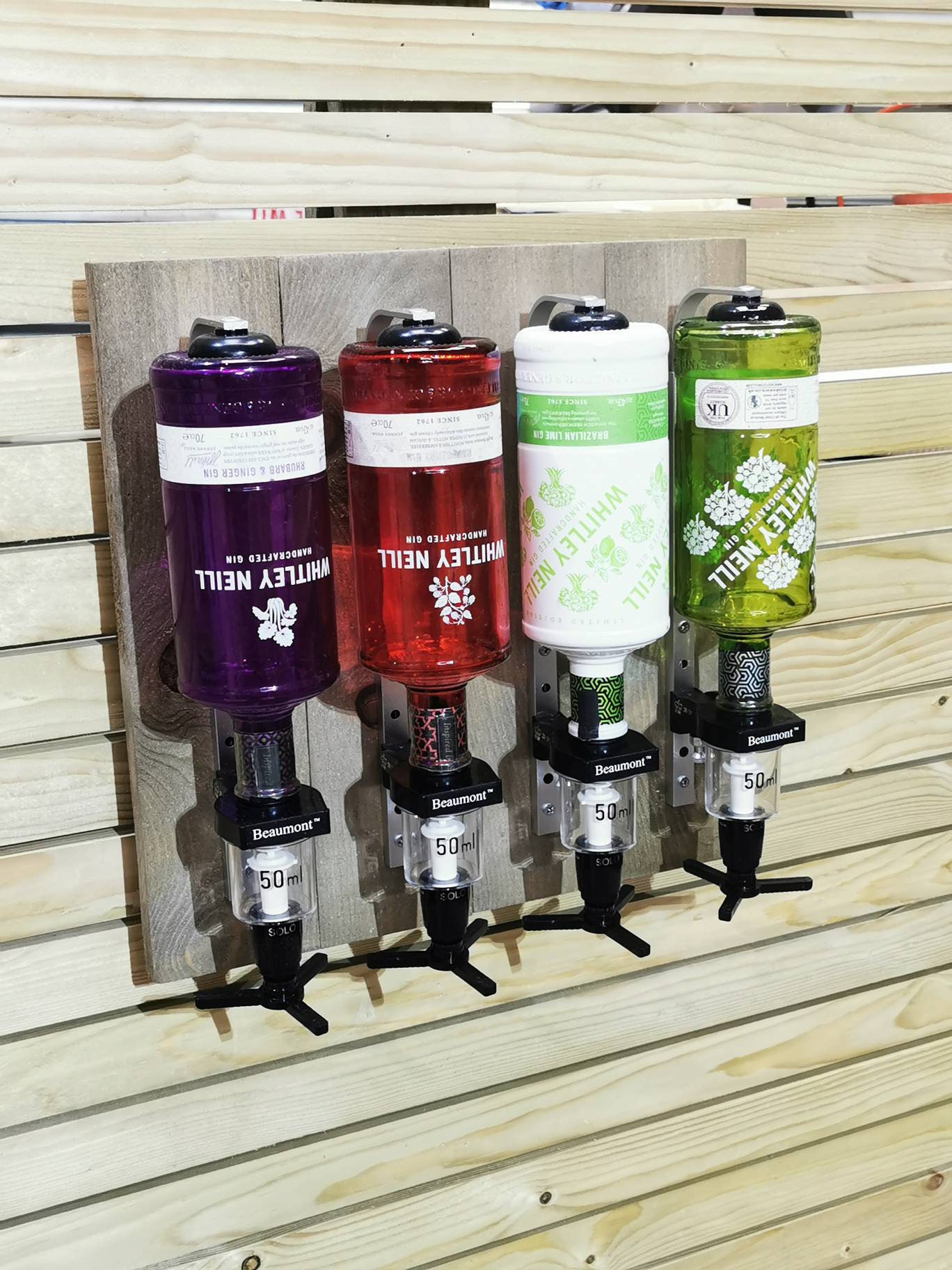 Rustic Wooden Optics Bar With a Choice of Colour - Etsy