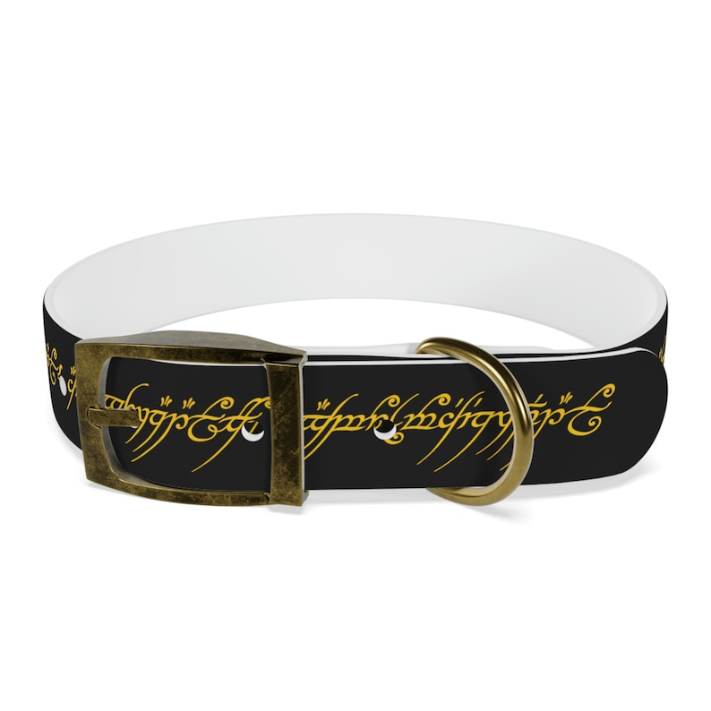 One Ring Dog Collar LOTR Lord of the Ring Pets - Etsy
