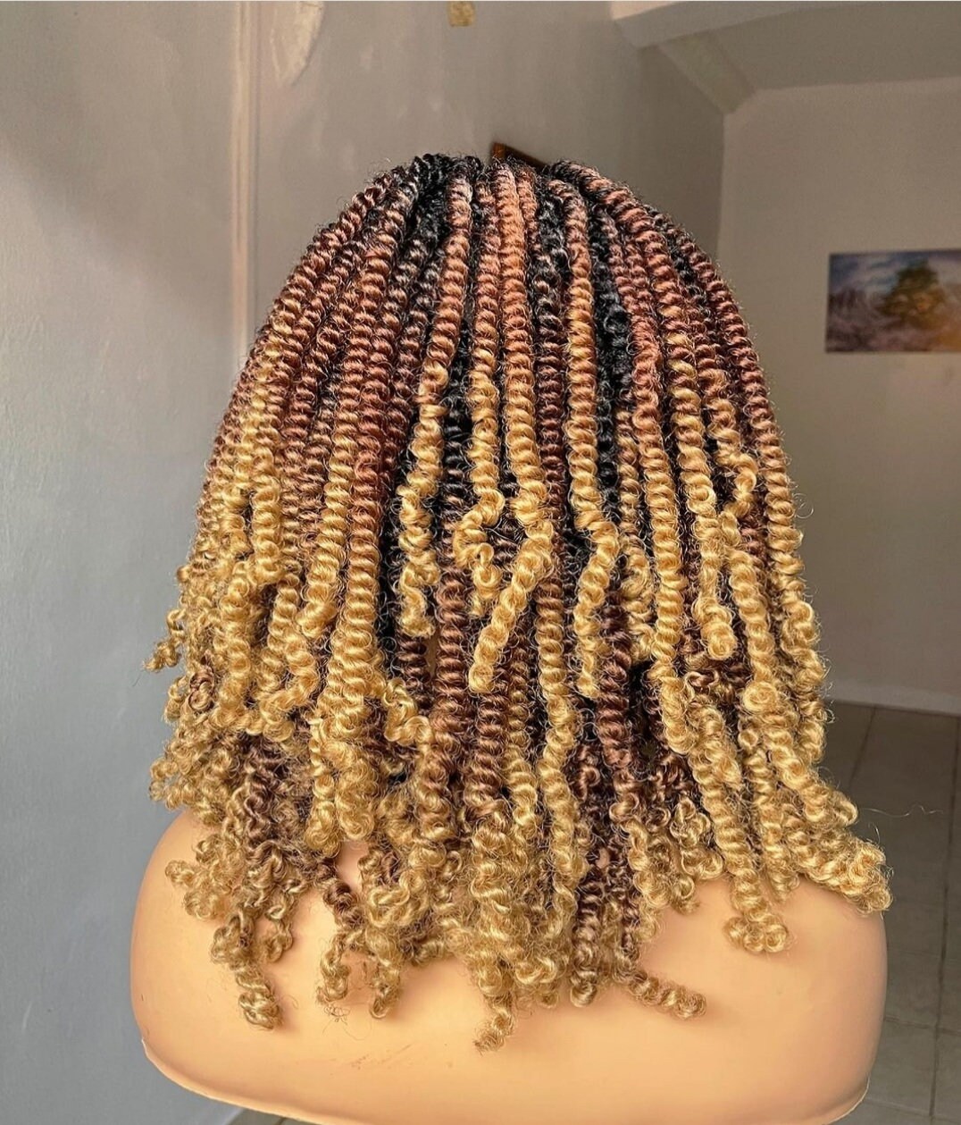 Headband Wig Springtwists Wig lace Front Wigfull Lace Wig - Etsy