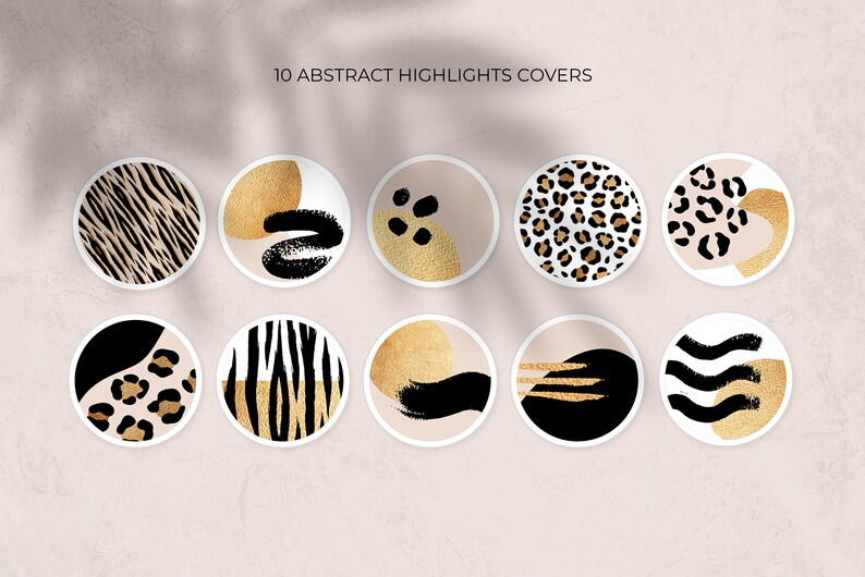 Modern Instagram Highlight Covers. Tropical Social Media - Etsy