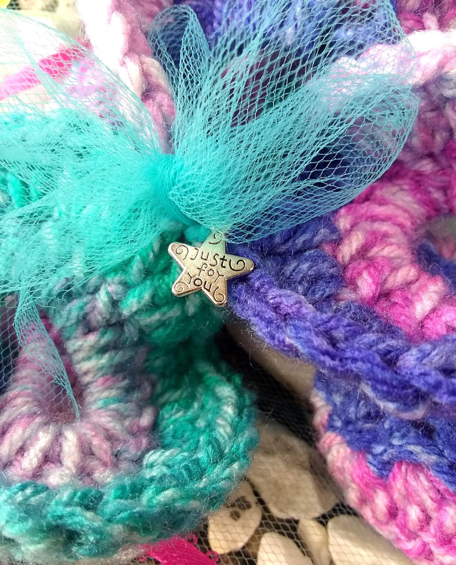 Hair Scrunchie / Pony Tail Holder / Rainbow Bracelet / Hair - Etsy