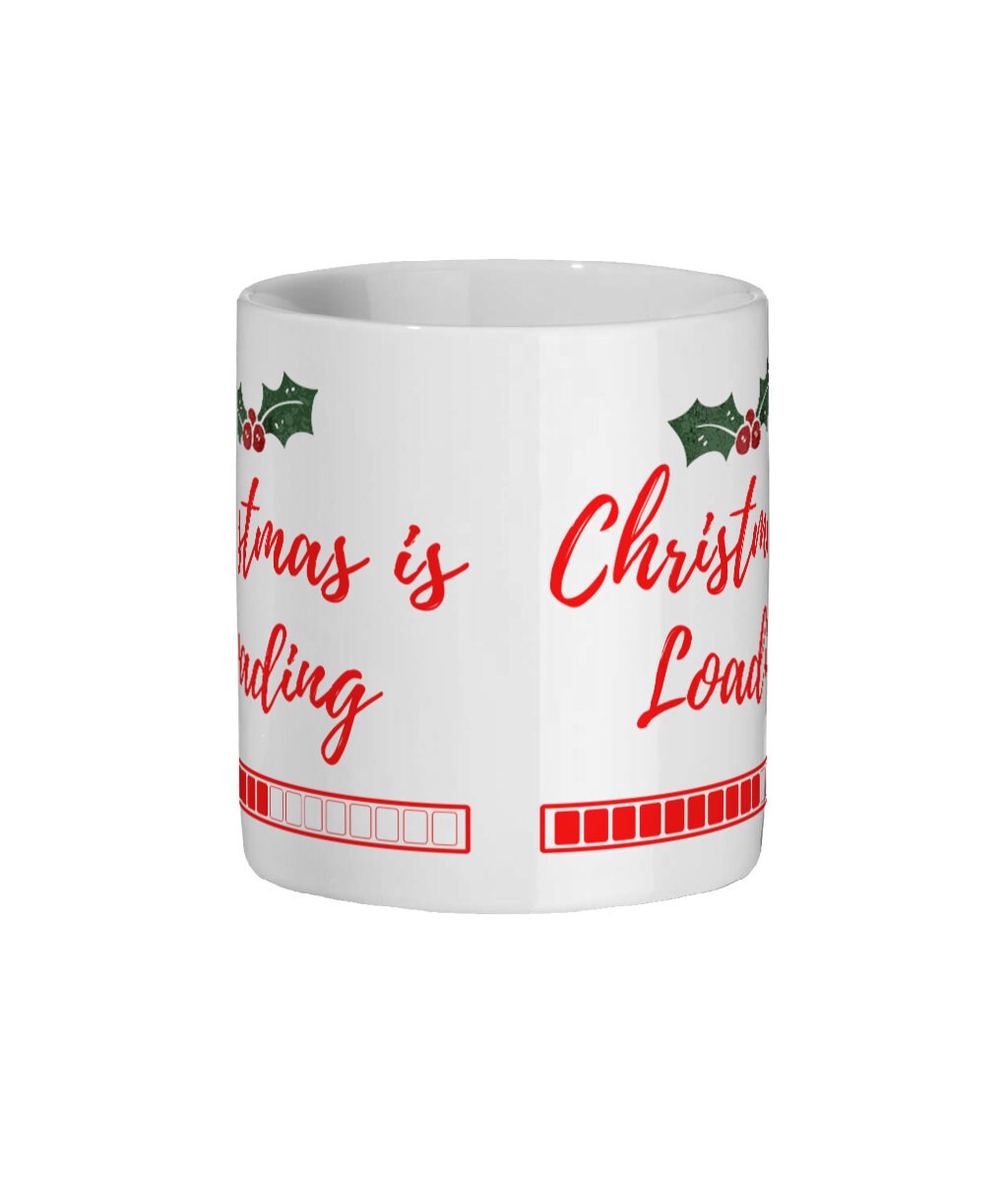 Funny Christmas Coffee Cup Christmas is Loading Mug - Etsy UK