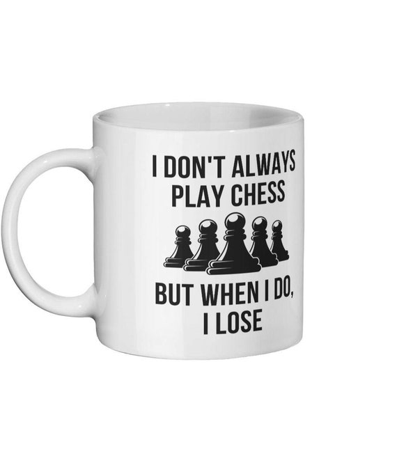 Chess Mug the Queens Gambit Funny Chess Mug Checkmate | Etsy