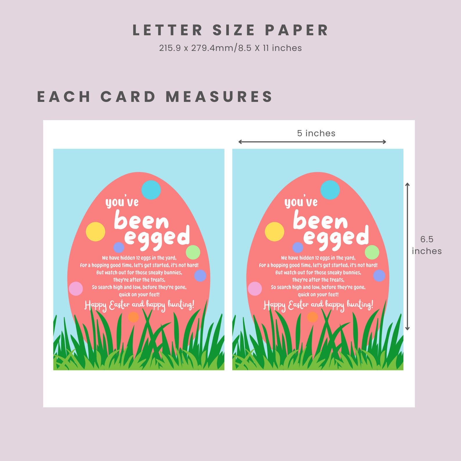 You've Been Egged Easter Game | |easter Egg Hunt Activity | Easter ...