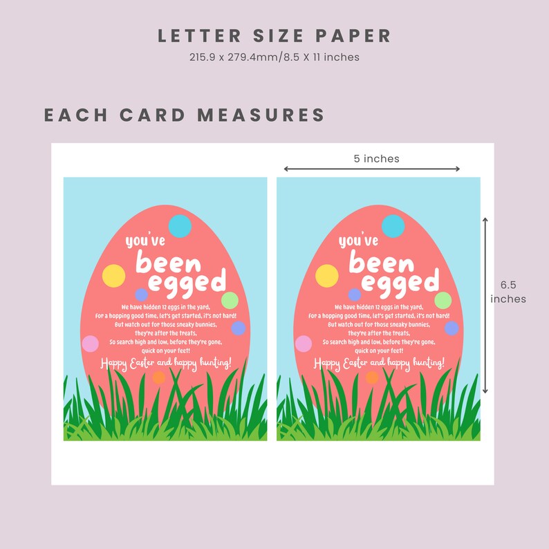 You've Been Egged Easter Game | |easter Egg Hunt Activity | Easter ...