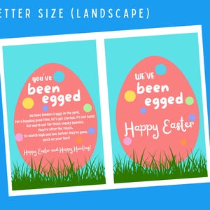 You've Been Egged Easter Game | |easter Egg Hunt Activity | Easter ...