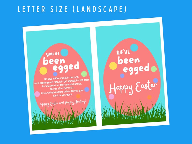 You've Been Egged Easter Game | |easter Egg Hunt Activity | Easter ...