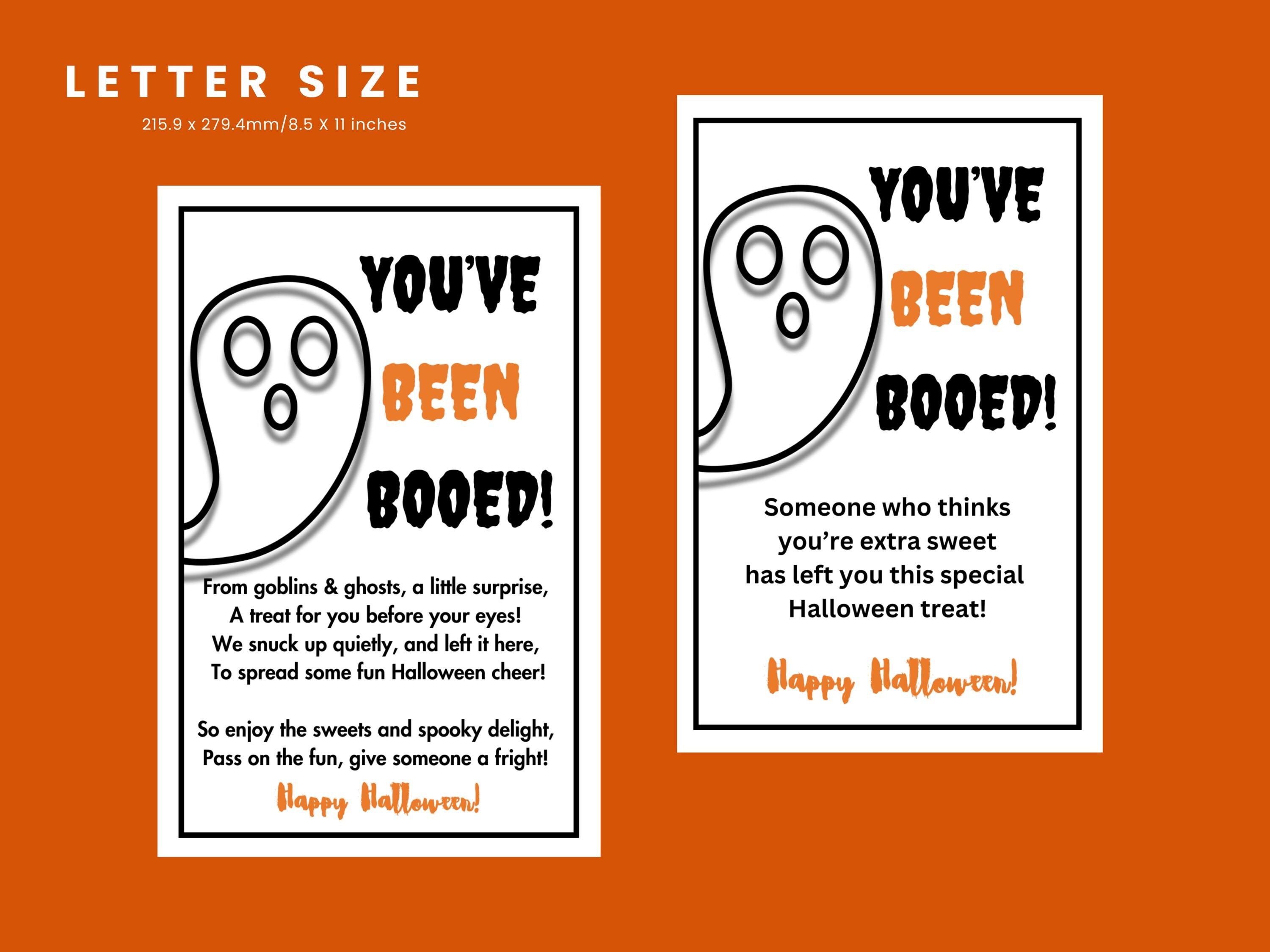You've Been Booed Coworker Printable Halloween Booed Game, I've Been ...