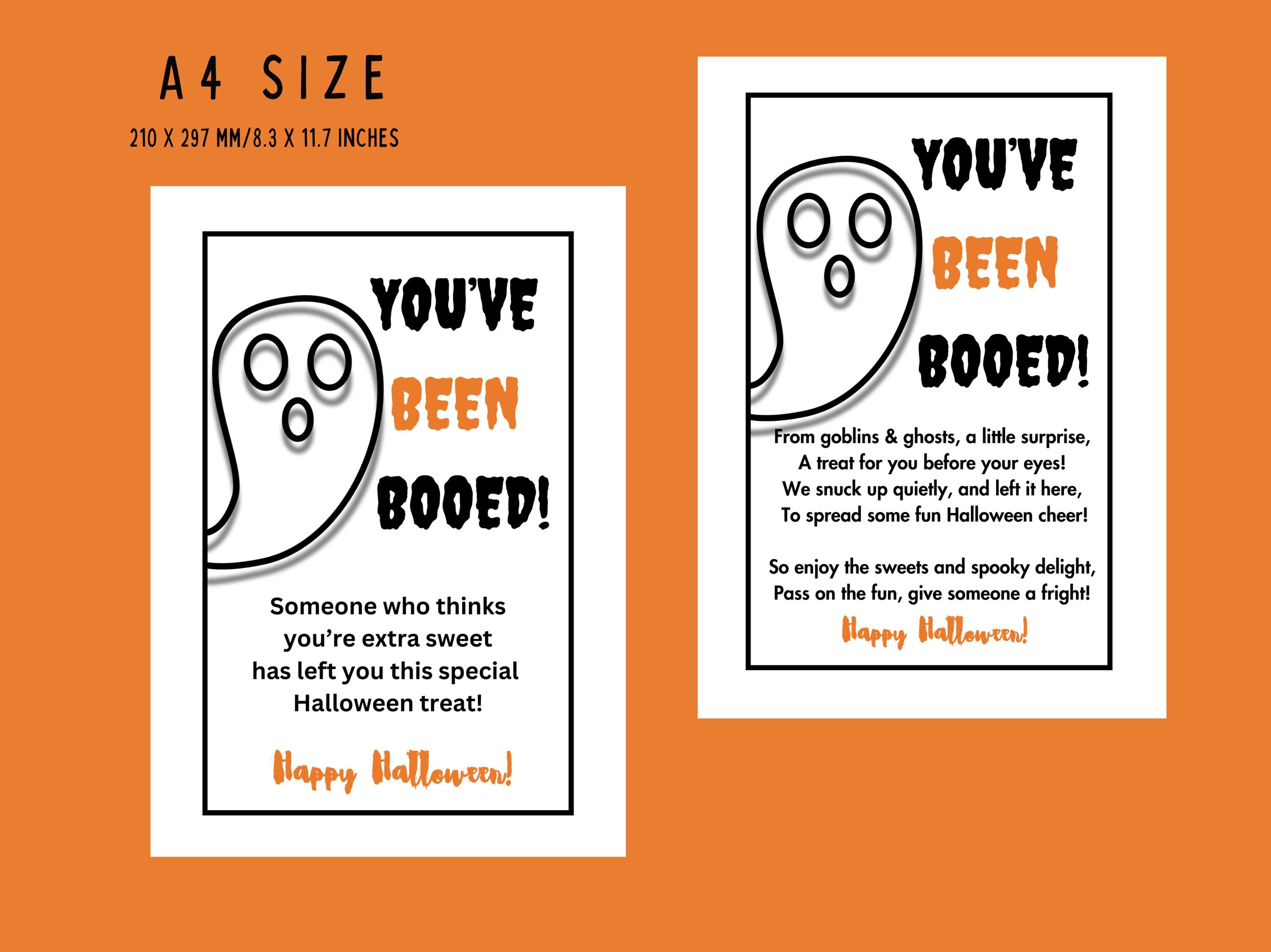 You've Been Booed Coworker Printable Halloween Booed Game, I've Been ...