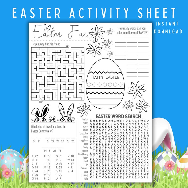 Easter Activities - Etsy