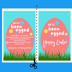 You've Been Egged Easter Game | |easter Egg Hunt Activity | Easter ...