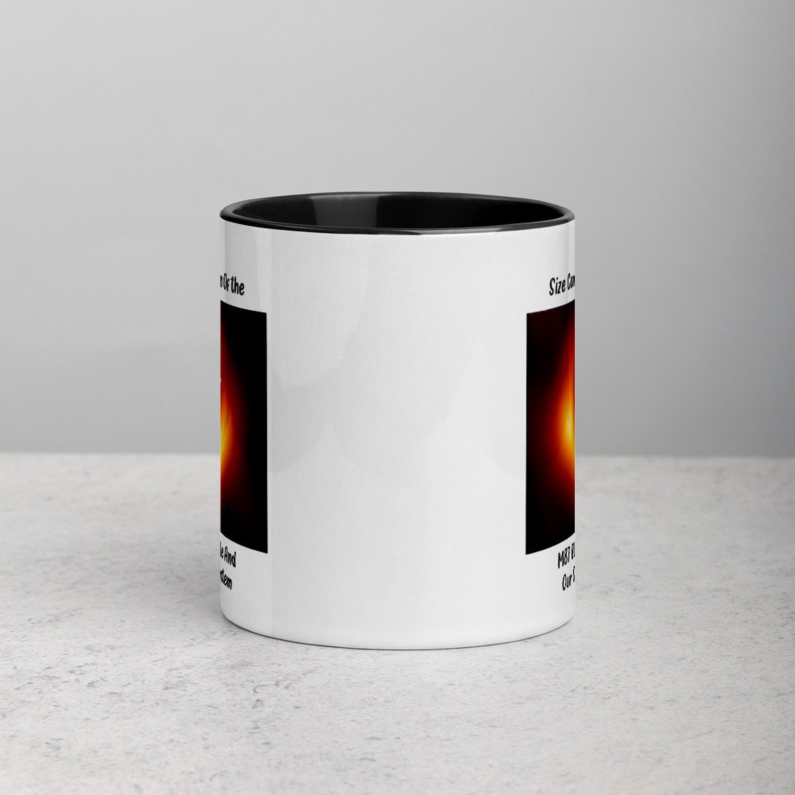 BLACK HOLE MUG - Solar System Mug - Ceramic Coffee Cup - Solar System ...