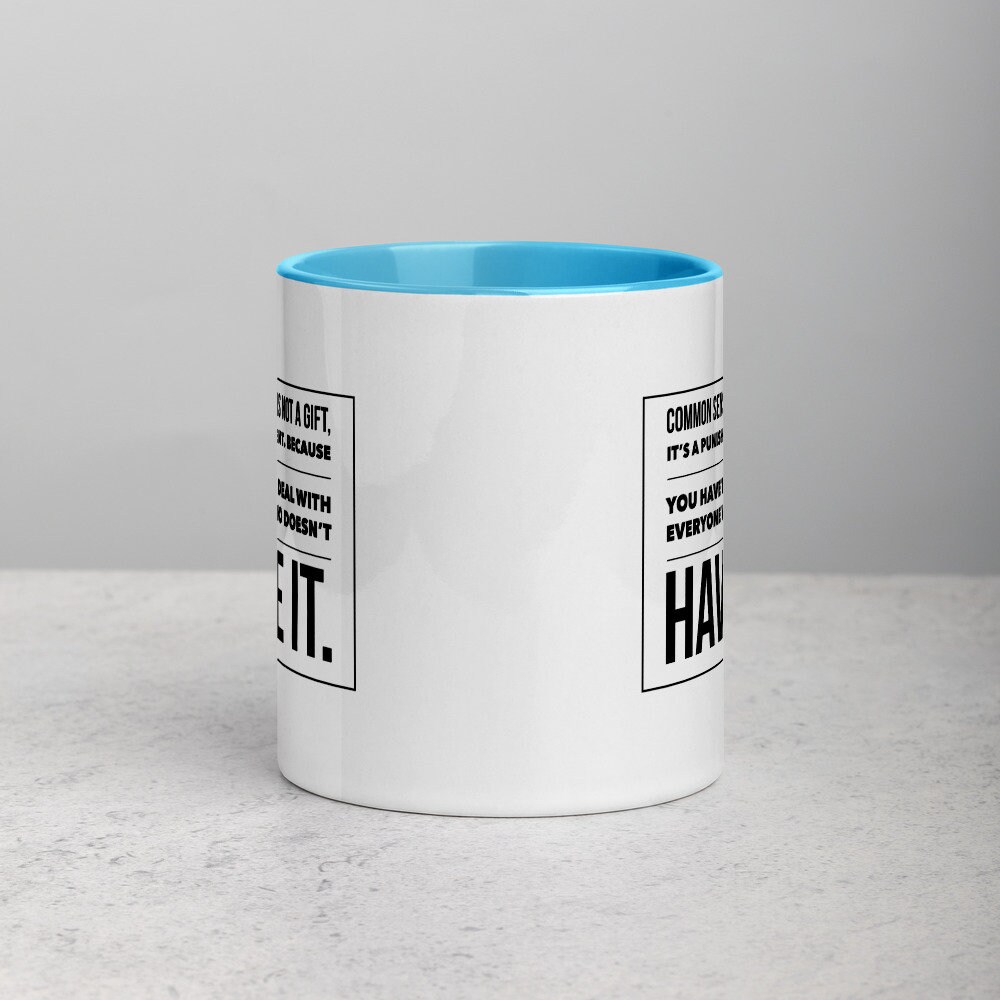 MUG WITH QUOTE Philosopher Tea Mug Black White Mug Gift - Etsy