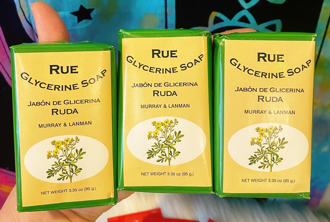 Rue Soap for Cleansing Negative Energies, Protect Against Bad Luck ...