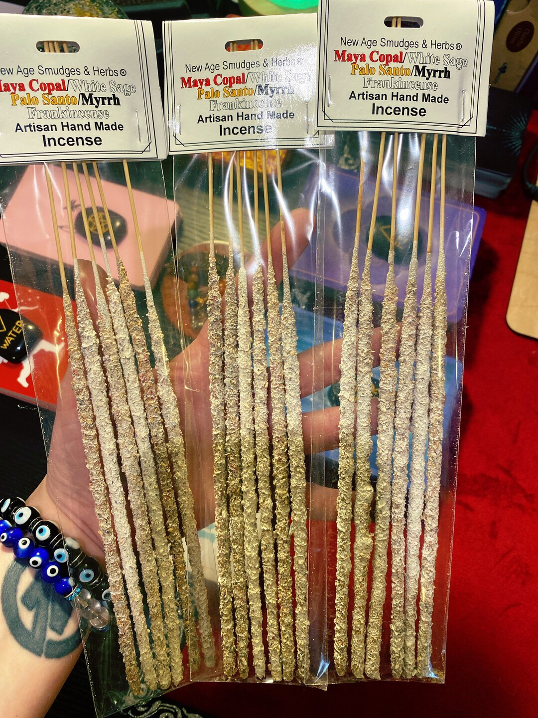 Maya Copal, White Sage, Palo Santo, Myrrh & Frankincense Resin Sticks ...