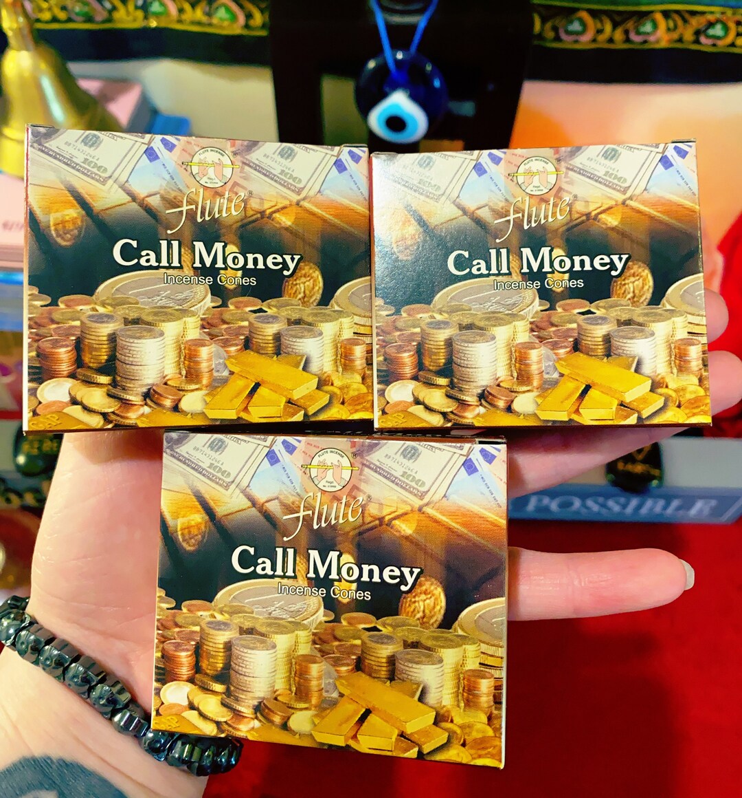 Call Money Incense Cones for Good Luck, Good Fortune, Prosperity ...