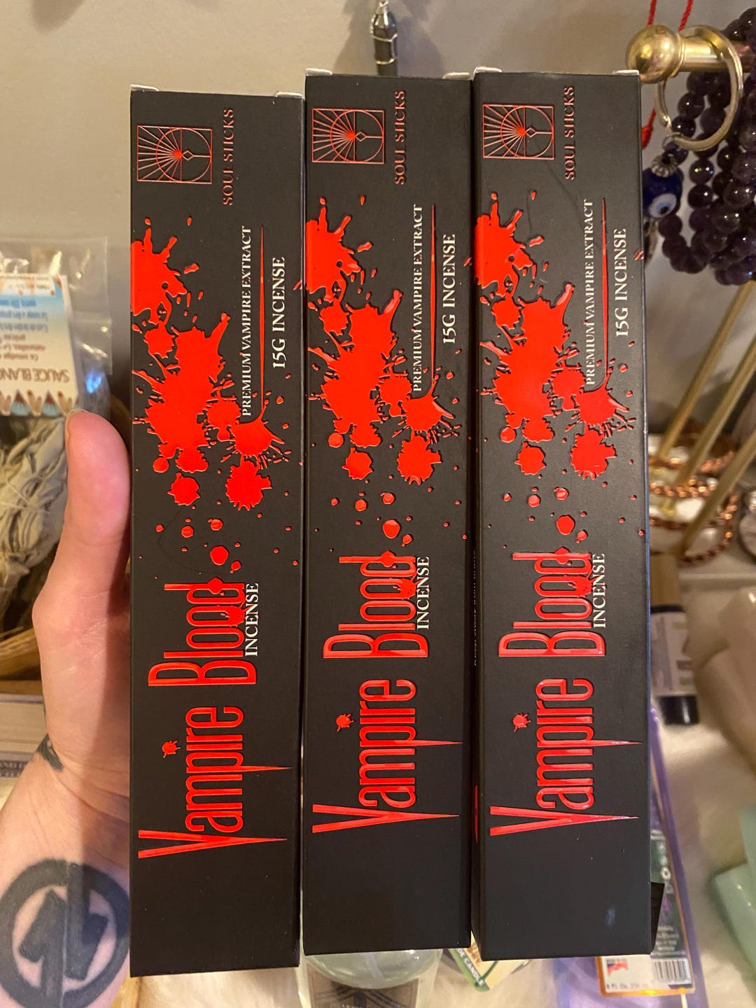 Vampire Blood Incense for Cleansing, Protection, Lust, Love Magic ...