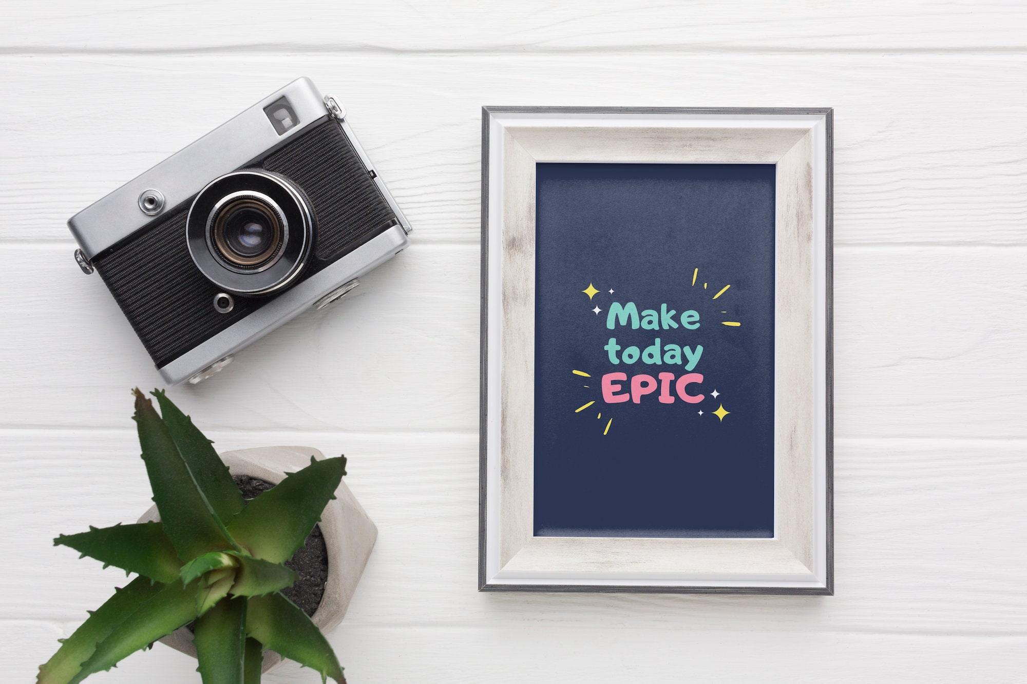 Make Today Epic Digital Download Wall Art Motivational Print - Etsy