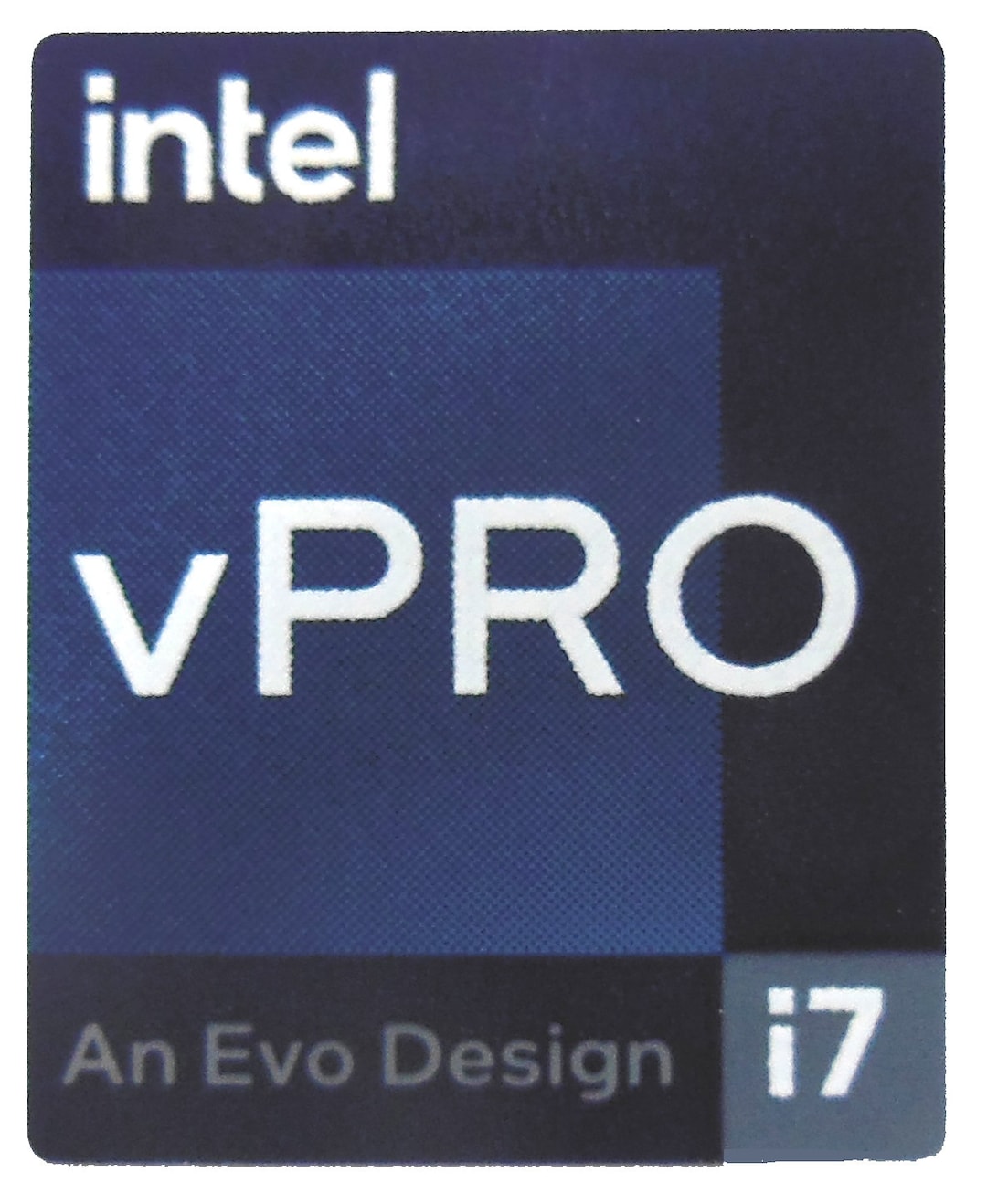 Intel I7 Vpro An Evo Design Sticker 18 X 22mm 1116 X 78 1145 Etsy