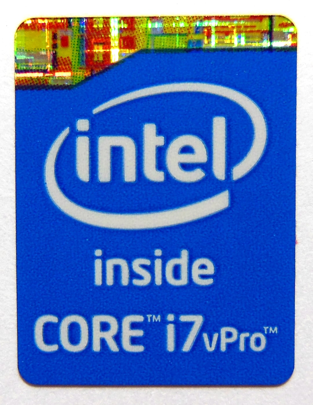 Intel Core I7 Vpro Inside Sticker 16 X 21mm [748] - Etsy
